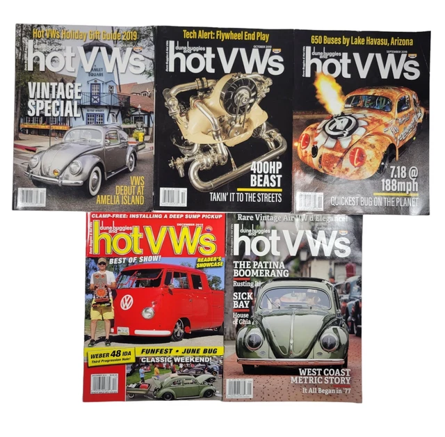 Dune Buggies And Hot Vws Magazine Lot Of 5 Magazines Read Description For Issue £1154