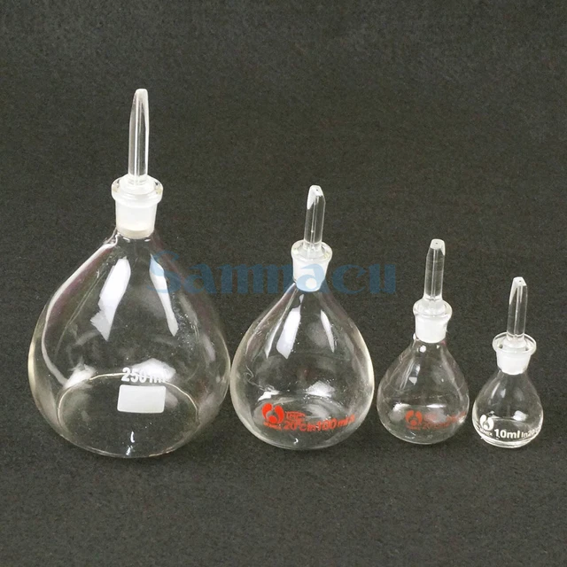 5-1000ML GLASS SPECIFIC Gravity Bottle Pycnometer Class A Science Lab ...