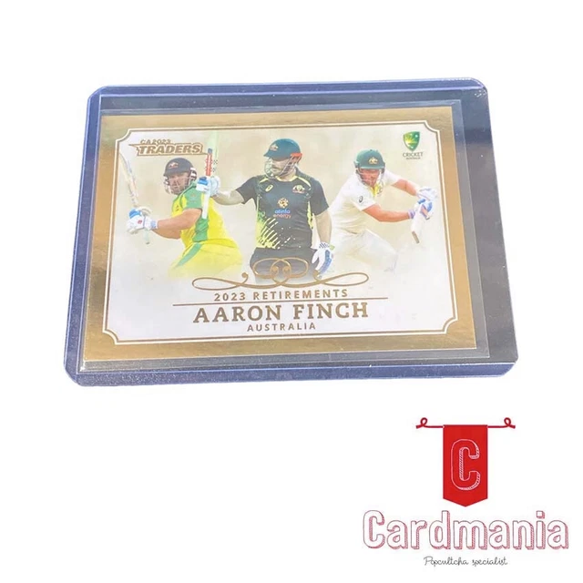 CRICKET AUSTRALIA 2023 Retirements - Aaron Finch Trading Card #49/70 ...
