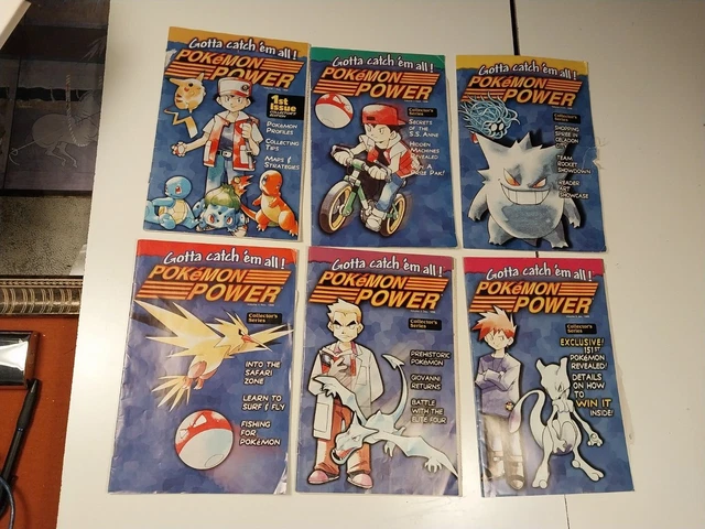 NINTENDO POKEMON POWER Collector's Series Magazine Issues #1-#6 £78.89 ...
