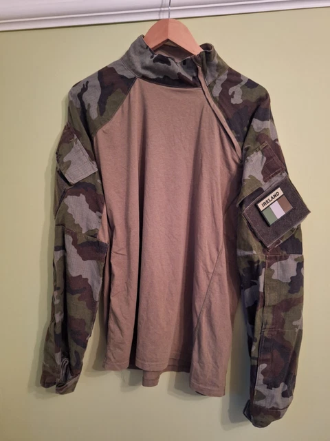 IRISH DEFENCE FORCES Dpm Combat Shirt Ubac Under Armour - Size Large ...