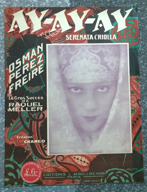 S G OSMAN Perez Freire spartito Serenata Criolla 1926 EUR 8,00 ...