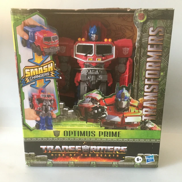 FIGURINE ARTICULÉE TRANSFORMERS Smash Changers Optimus Prime Rise of ...