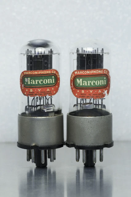 2X MARCONI B36 Valves Tubes EC 1949 Cup-getter Eq 12SN7GT £260.00 - PicClick UK