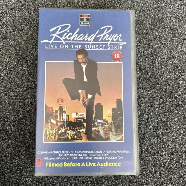 RICHARD PRYOR LIVE On The Sunset Strip VHS 1982 Original £0.99 ...