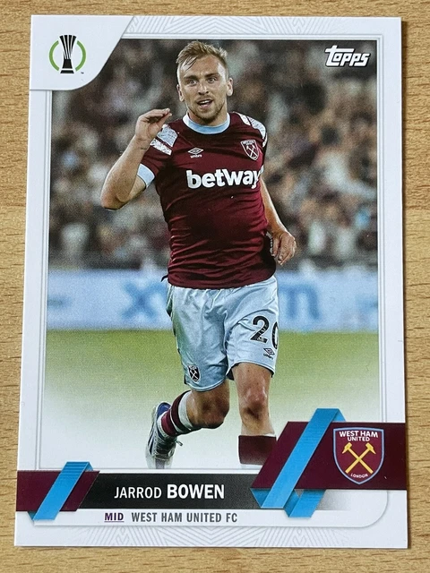 TOPPS UEFA CLUB Competitions UCC flagship 2022 2023 Jarrod Bowen West ...