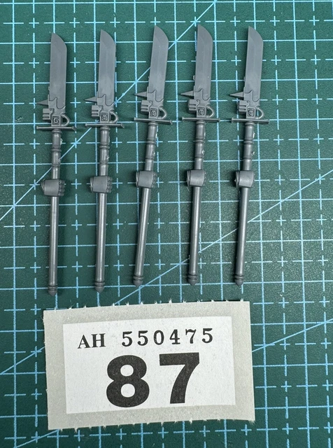 5 GREY KNIGHTS Terminator Nemesis Force Halberd Spear Space Marine 40k ...