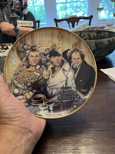 THE THREE STOOGES Franklin Mint Collector Plate - Vintage 1993 £12.40 ...