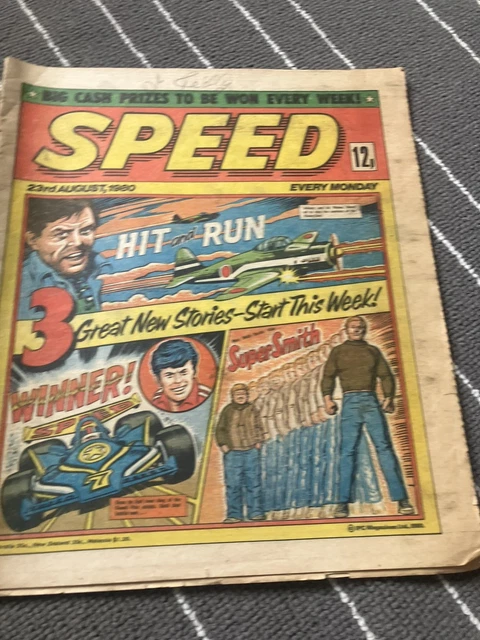 SPEED COMICS IN nice clean condition 8 issues in total including the ...