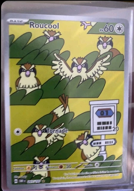 ROUCOOL 207/197 CARTE Pokémon Ultra Rare Secrète Flammes Obsidiennes ...