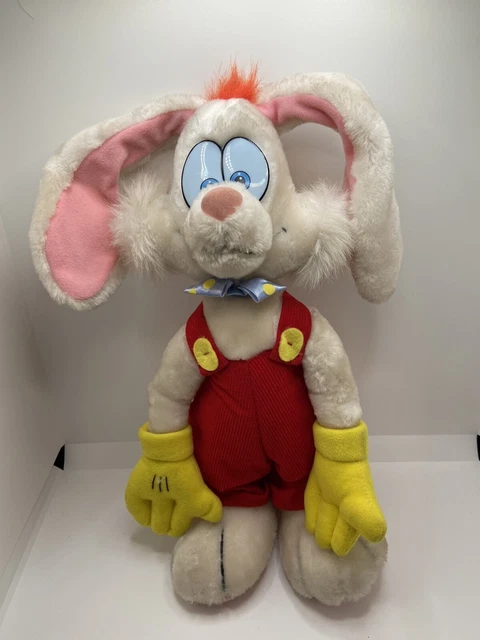 DISNEY WHO FRAMED Roger Rabbit Plush Applause Vintage 1987 Stuffed ...
