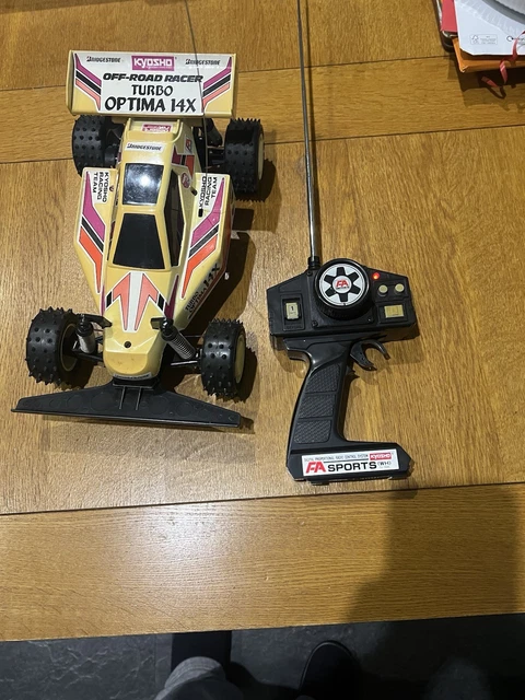 CLASSIC RARE KYOSHO Optima 14X Vintage Rc Off Road Racer Turbo Car ...