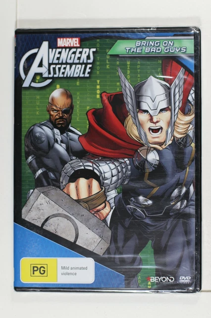 AVENGERS ASSEMBLE - Bring On The Bad Guys Region 4 New Sealed Tracking ...