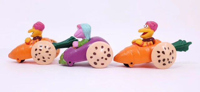 1988 MCDONALDS FRAGGLE Rock Jim Henson Muppets Vegetable Cars Toys Lot ...