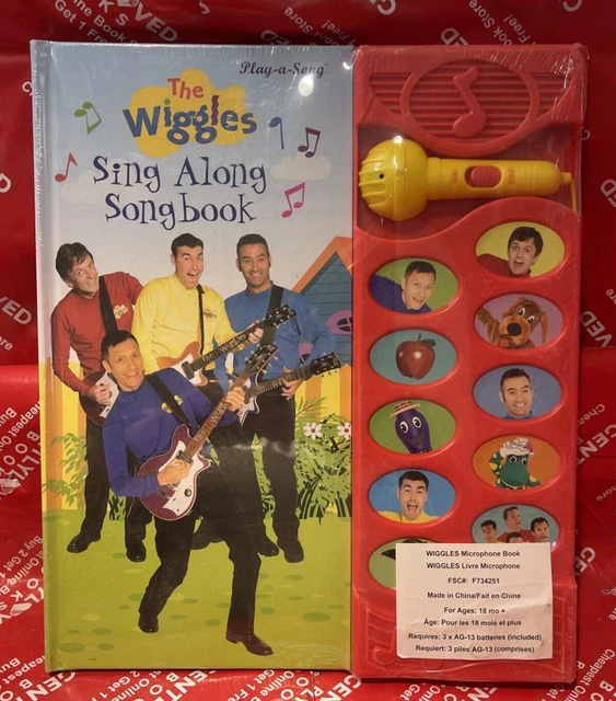 THE WIGGLES SING Along Song Book with Microphone New Sealed £77.11 ...