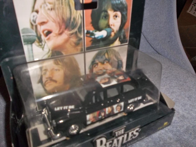 THE BEATLES DIE Cast Model Taxi Cab Let It Be Boxed Factory Apple ...