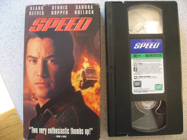 SPEED (VHS, 1994) Keanu Reeves Sandra Bullock £3.79 - PicClick UK