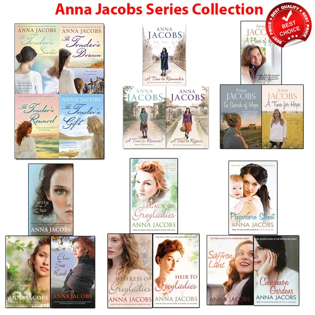 ANNA JACOBS SERIES books Rivenshaw Gibson greyladies Honeyfield ...