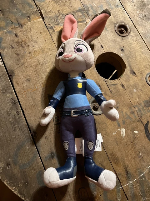 DISNEY ZOOTOPIA OFFICER Judy Hopps 8" Plush Stuffed Animal Toy Bunny ...