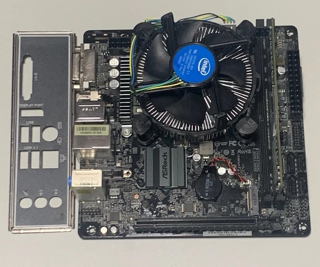 ASROCK B360M-ITX MOTHERBOARD i3-8100 8GB RAM Used Mini-ITX Heatsink $564.69 - PicClick CA