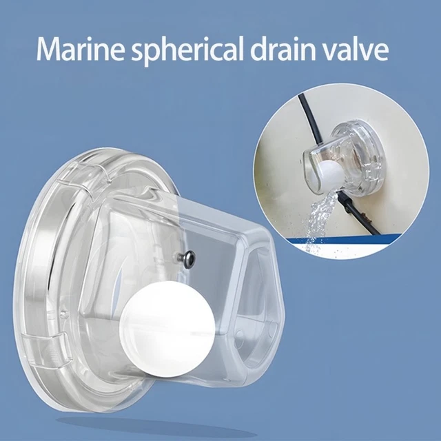VALVES BALL DRAIN Plug Bailing Scuppers Self Bailing Ball Scupper ...