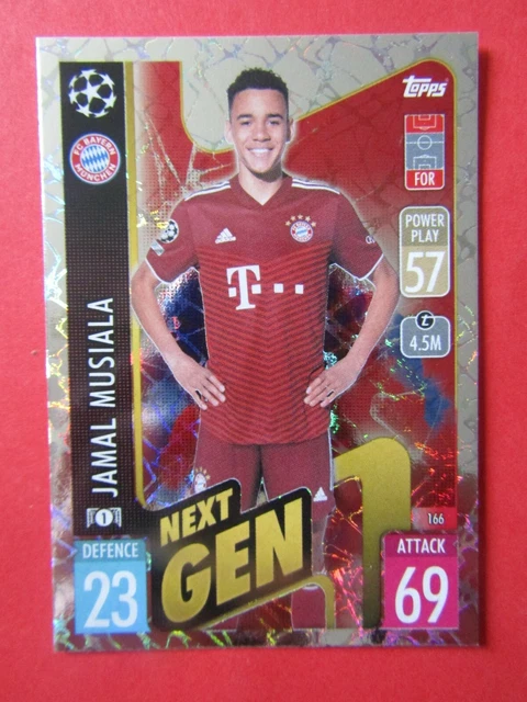 JAMAL MUSIALA OF Bayern Munich Next Gen - Match Attax CL&EL 2021/22 EUR ...
