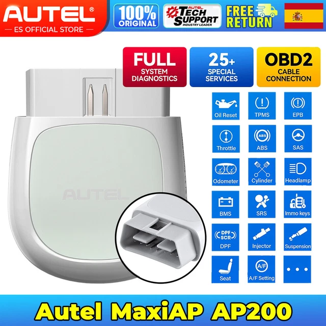 2025 AUTEL AP200 Escáner OBD2 Bluetooth Sistema completo Diagnóstico PK MK808 ES EUR 59,99 ...