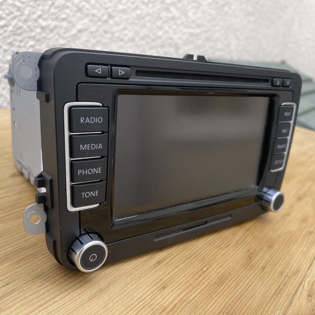VW GENUINE SAT Nav RNS 510 Head Unit With Code £99.52 - PicClick UK