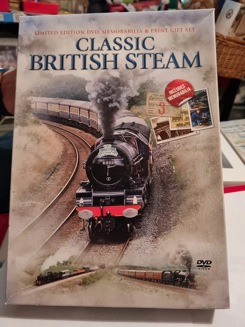 CLASSIC BRITISH STEAM Limited Edition DVD, Memorabilia & Print Gift Set ...