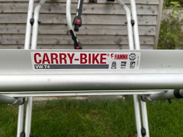 FIAMMA VW T4 Carry Bike Rack Cycle Carrier Rear Door Tailgate ...