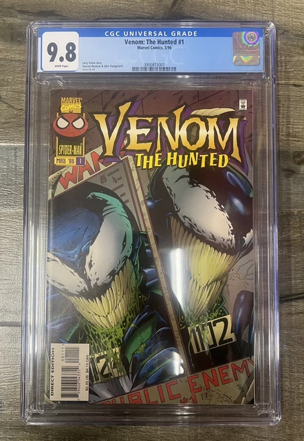VENOM: THE HUNTED #1 CGC 9.8 1ère application de Xenophage NOUVEAU FILM ...