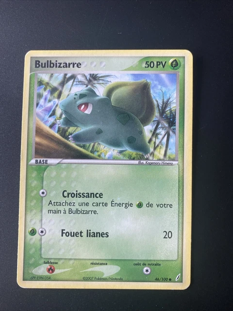 CARTE POKÉMON BULBIZARRE 46/100 Bloc ex - Gardiens de cristal - FR EUR 3,00 - PicClick FR