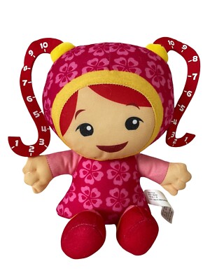 TEAM UMIZOOMI MILLI Measure Plush Doll Fisher Price 2011 9" Mattel Red ...