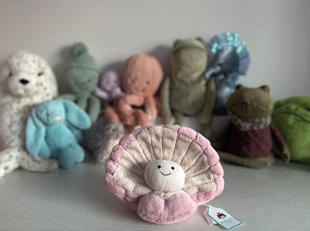 JELLYCAT RARE AND Retired Clemmie Clam Brand New With Tags Genuine £100 ...