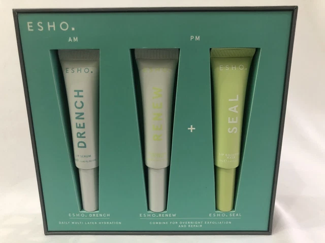 BNIB ESHO 3 Step Lip System 24/7 RENEW-SEAL-DRENCH 12MLS RRP £55.00 £15.99 - PicClick UK