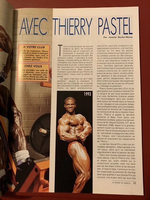 LE MONDE DU MUSCLE 1993 Sept #125 Mint! Like Brand New! $69.87 ...