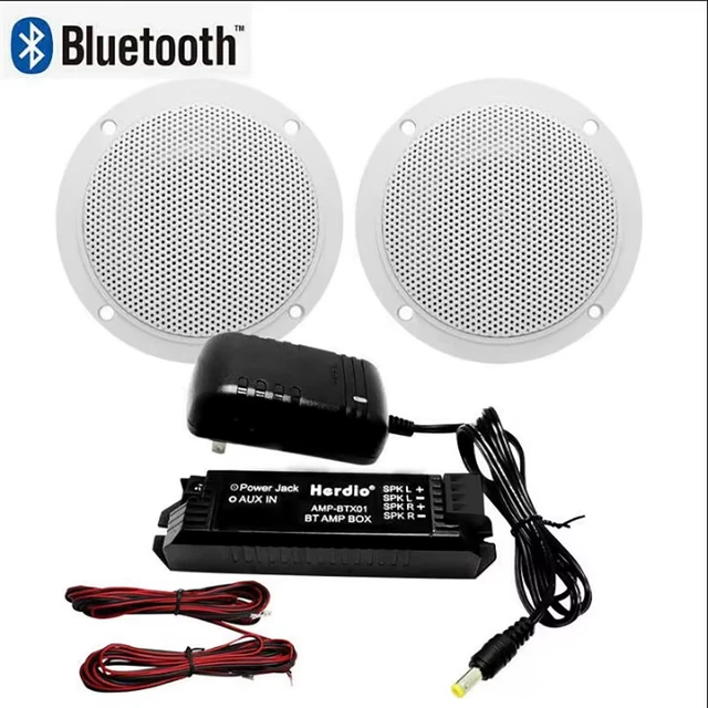 WATERPROOF BUILT IN Digital Class Amplifier Bluetooth Compatible ...