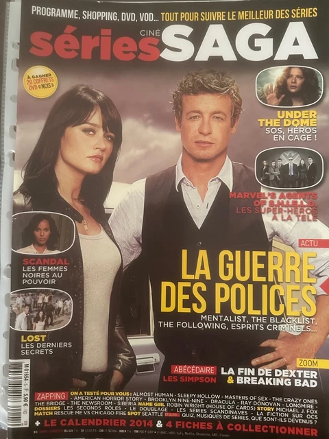 MAGAZINE CINÉ SÉRIES Saga n°5, Les séries policières, Robin Wright ...