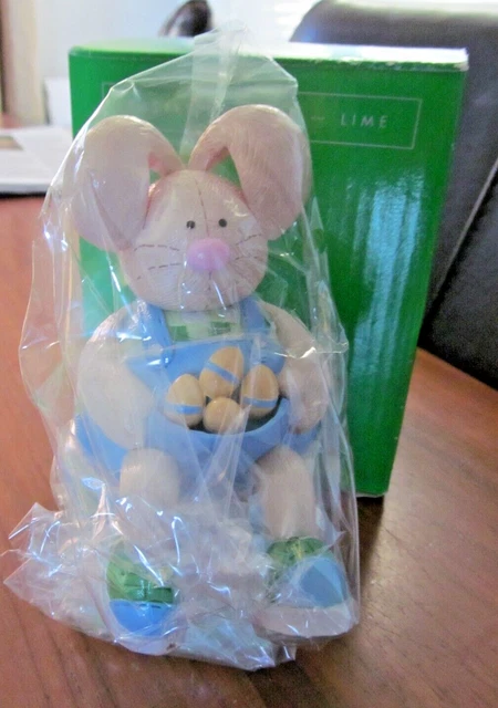 AVON EASTER BUNNY Egg Cup With Lid New Boxed Lime Lovely Rabbit ...