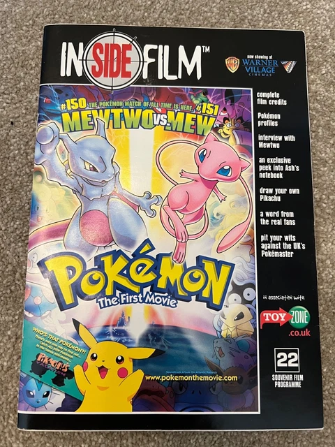 POKEMON INSIDE FILM Magazine The First Movie Collectable Fan ...