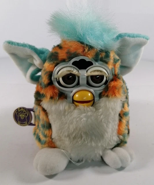 VINTAGE FURBY LEOPARD Pattern Baby Tiger Model Number 70-940 (1999 ...