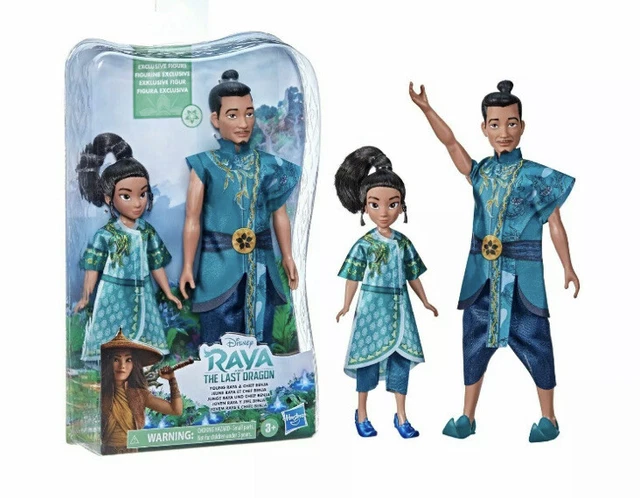 DISNEY RAYA AND the Last Dragon Young Raya & Chief Benja Dolls-NEW £17. ...