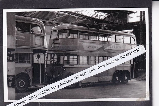 LONDON TRANSPORT - C2 Type Trolley Bus No. 185 In Depot - Photo ...