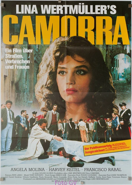 PLAKAT CAMORRA 1985 Angela Molina, Harvey Keitel,Lina Wertmüller,Francisco Rabal EUR 5,00 ...