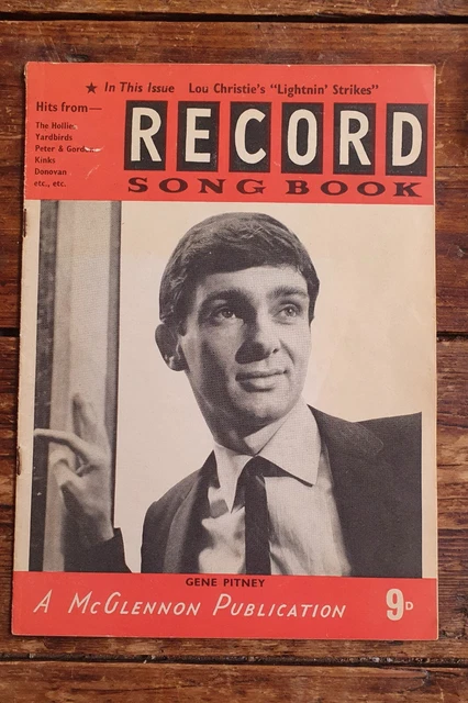 RECORD SONG BOOK Magazine - c1965-6 - Gene Pitney, Animals, Small Faces ...
