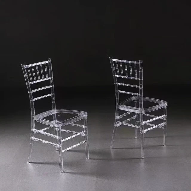 SEDIE TRASPARENTI DESIGN cerimonie bar ristorante Chiavarina EUR 45,00 ...