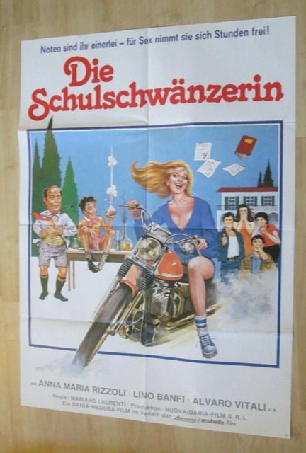FILMPLAKAT : DIE Schulschwänzerin ( Anna Maria Rizzoli, Lino Banfi ...