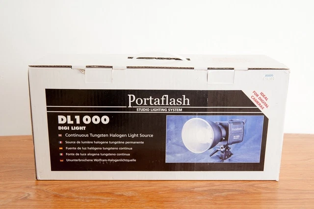 PORTAFLASH DL1000 DIGI Light Studio Lighting System £26.00 - PicClick UK