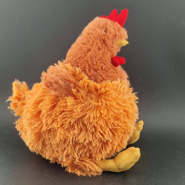 CHICKEN SOFT TOY Plush Hen Fat Round 7" Tall S13 £4.99 - PicClick UK