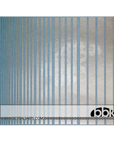 SILVER LINE DECAL for TAMIYA HASEGAWA REVELL HIRO STUDIO27 1/12 1/20 1/ ...